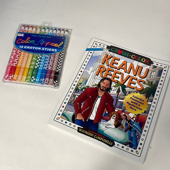 castlepointbook | Other | Keanu Reeves Crayon Sticks | Poshmark